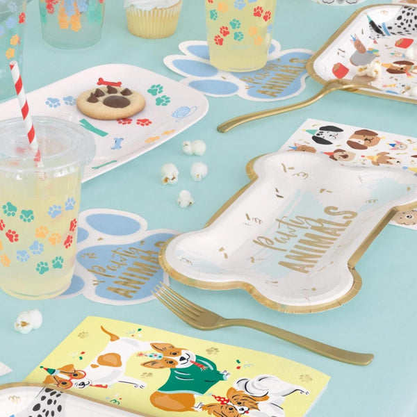 Bone Shaped Party Plates 8ct - Stesha Party - birthday boy, boy ...