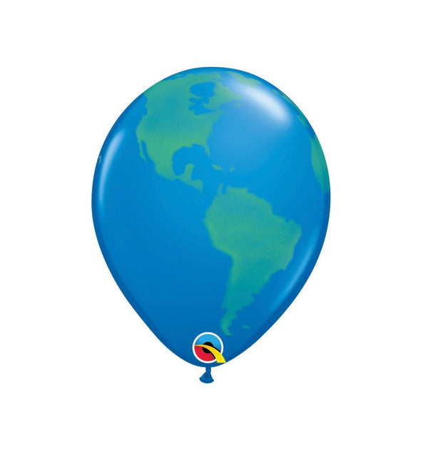 Latex World Balloons - Travel Birthday Decorations, Earth Day Party ...
