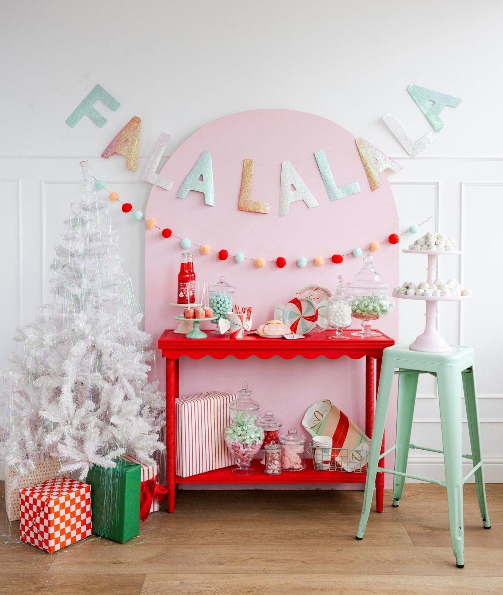 Fa La La Holiday Banner - Stesha Party - banner garland, christmas ...