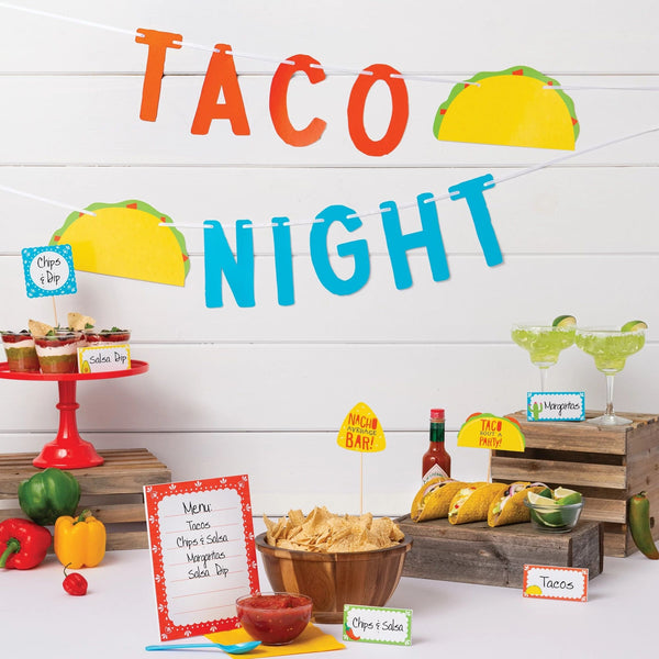 Fiesta Cinco de Mayo Taco Party Decorations Kit - Stesha Party