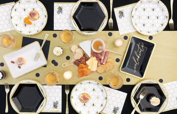 Honeycomb Bee Plates - Stesha Party
