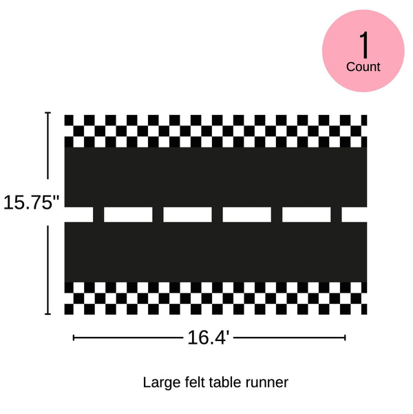 Race Track Table Runner - Stesha Party