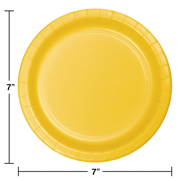 Yellow Paper Cake Plates - Perfect for Bee Baby Shower & Lemon Parties ...