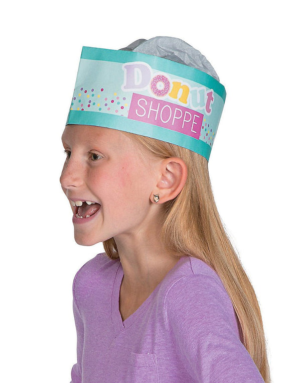 Donut Shoppe Party Hats 12ct - Stesha Party