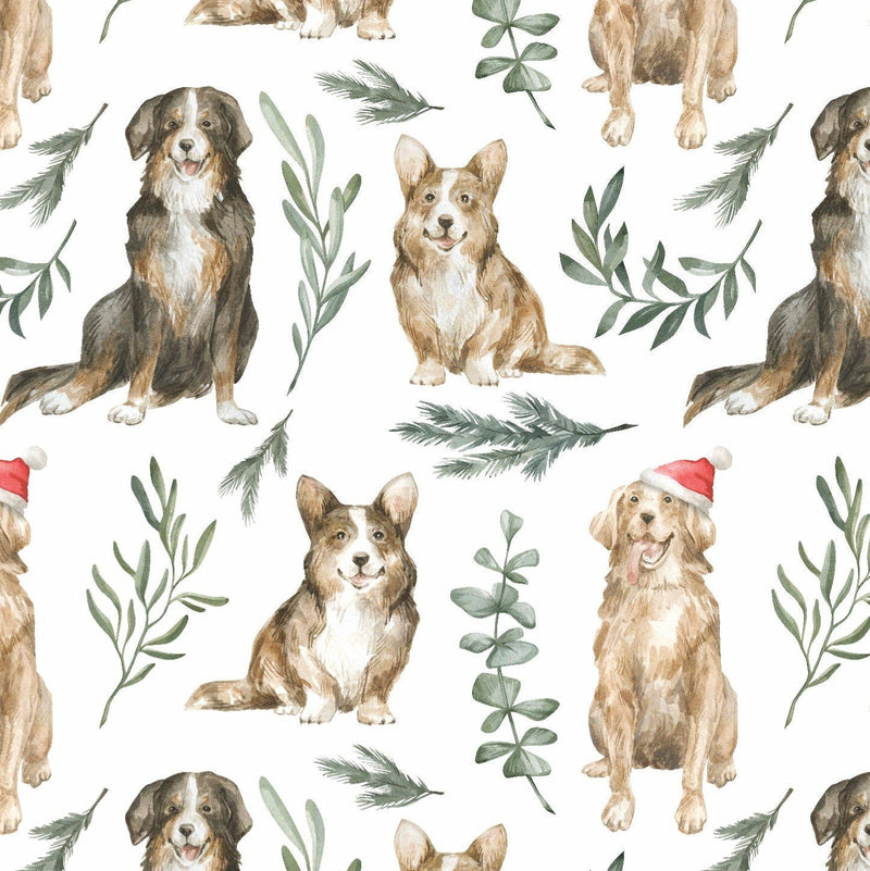 Christmas Dogs Wrapping Paper - Stesha Party