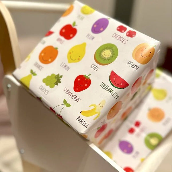 Fruit Gift Wrapping Paper - Stesha Party