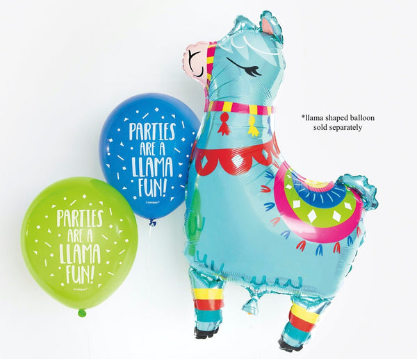 Llama Party Latex Balloons 12" - Stesha Party