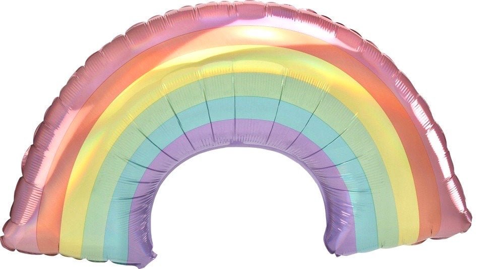 Pastel Rainbow Shaped Party Balloon - Stesha Party